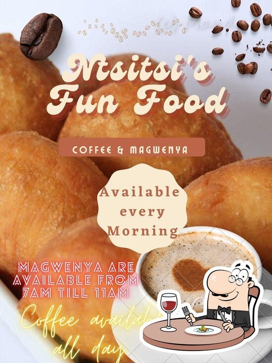 Menu at Ntsitsi's Fun Food restaurant, Diepkloof