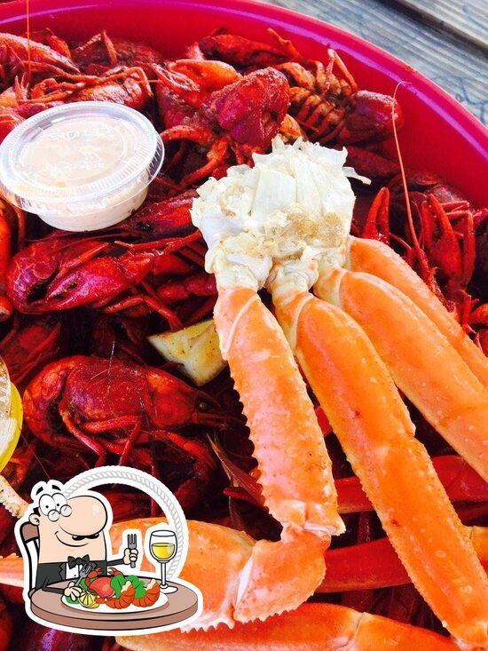 Menu at Crawfish Hideaway restaurant, Baytown