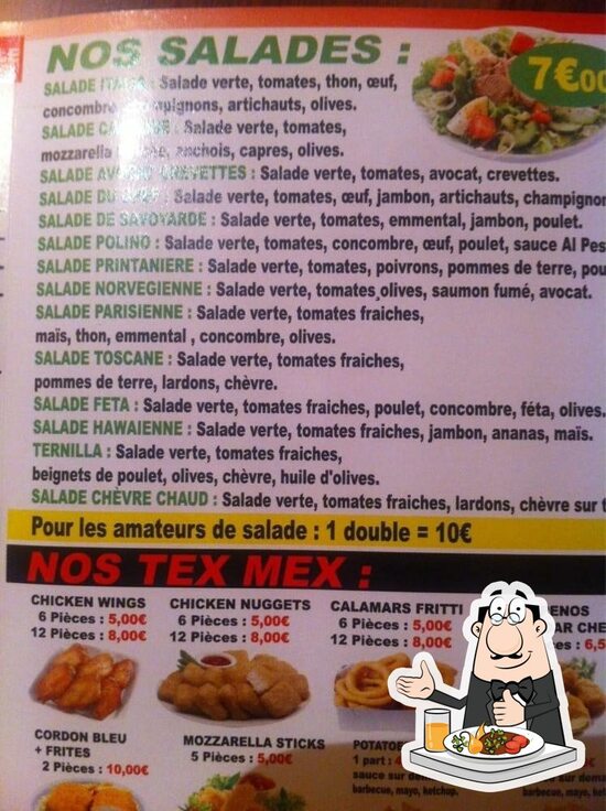 Menu au Paris Pizza pizzeria, Paris, 16 Rue Copernic