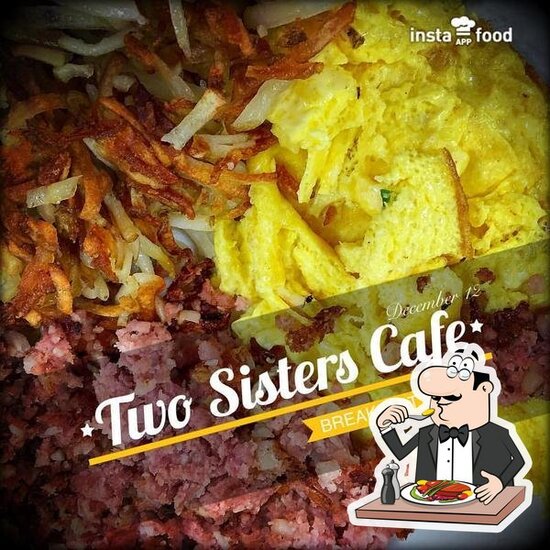 Menu at Two Sisters Cafe, Placentia