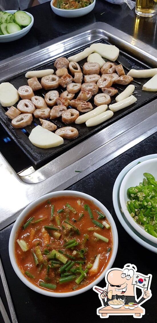 Menu at Daegu Makchang restaurant, Daegu, 중앙대로 223