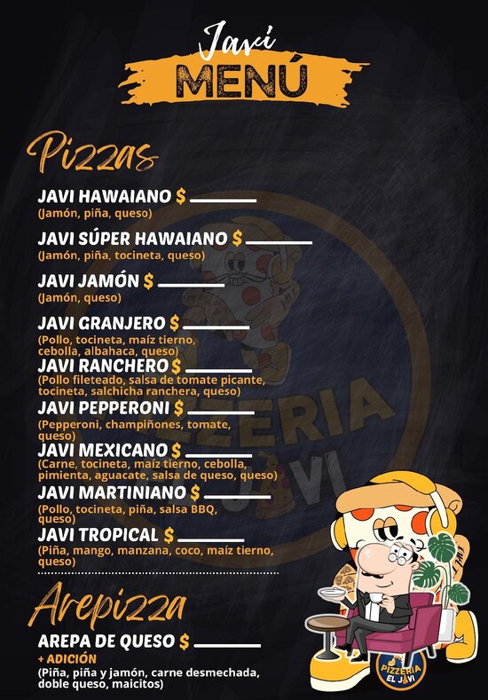 Pizzería El Javi, Amagá - Menú del restaurante, precios y reseñas