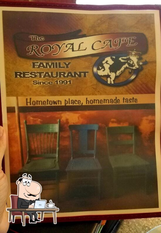 Carta de Royal Cafe, Story City, Broad St