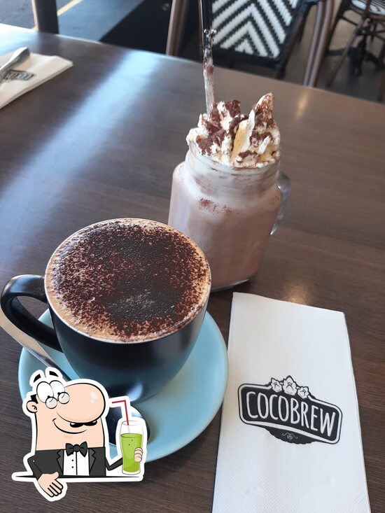 Menu at CocoBrew Rockhampton. cafe, Rockhampton City