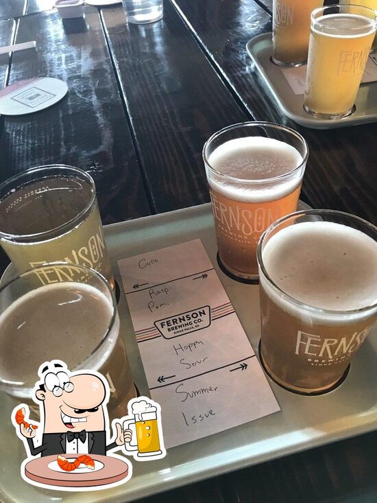 Menu at Fernson Brewing pub & bar, Sioux Falls