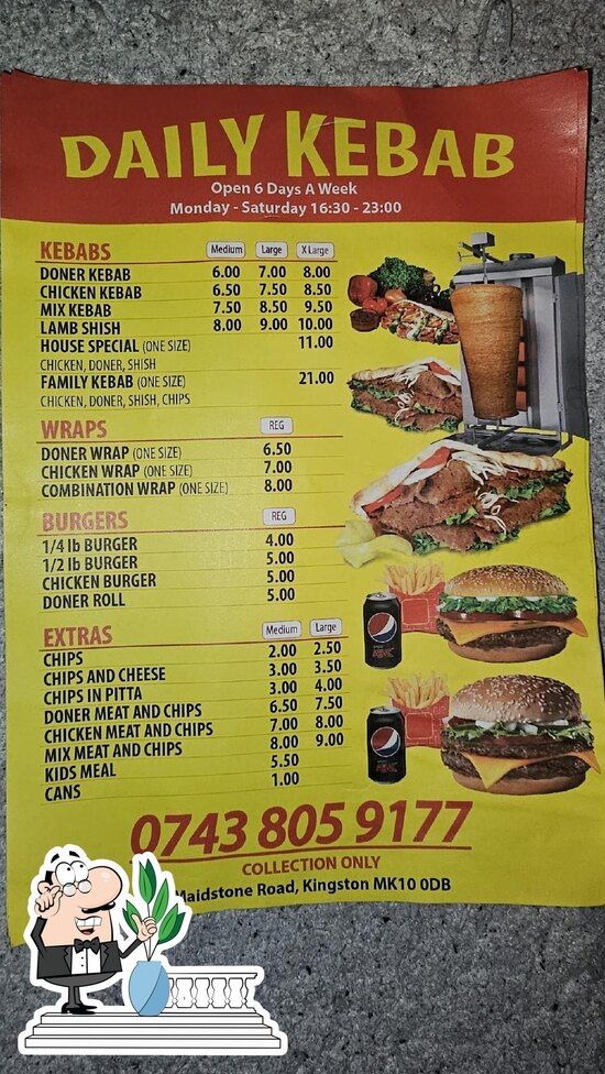 Kebab Van (Daily Kebab), Kents Hill, Monkston and Brinklow - Restaurant ...