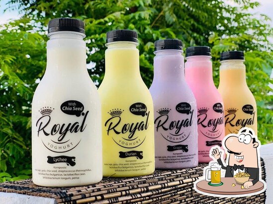 Menu at Royal Yoghurt restaurant, Mekarjaya