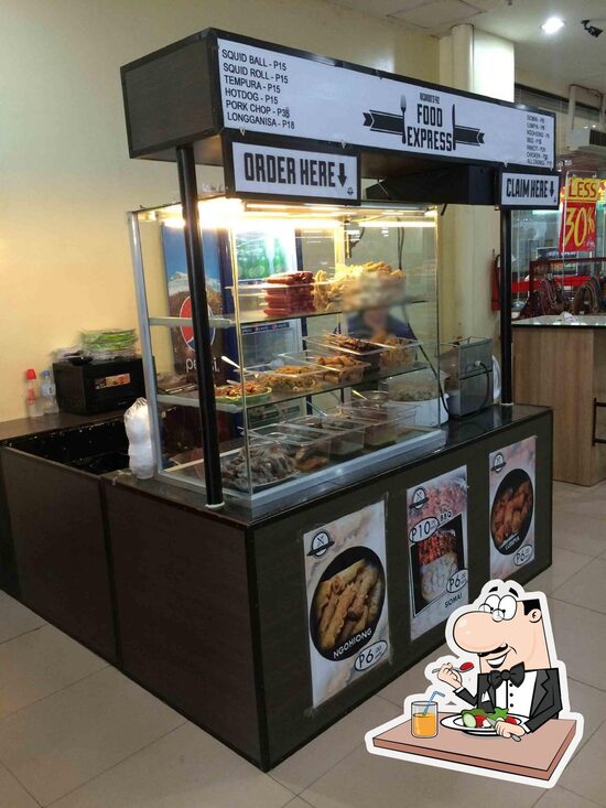 Menu at Food Express, Lapu-Lapu City