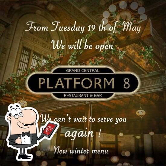 Menu at Platform 8 - Restaurant & Bar, Auckland