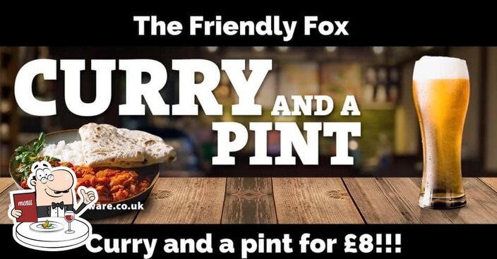 Menu at The Friendly Fox pub & bar, Newport