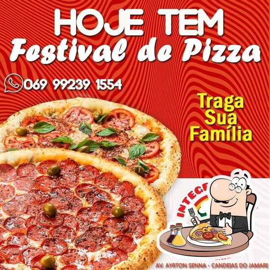 Menu at Pizzaria e Conveniência Integral, Brazil