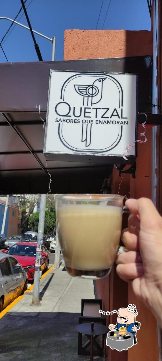 Menu at Quetzal Café, Mexico City