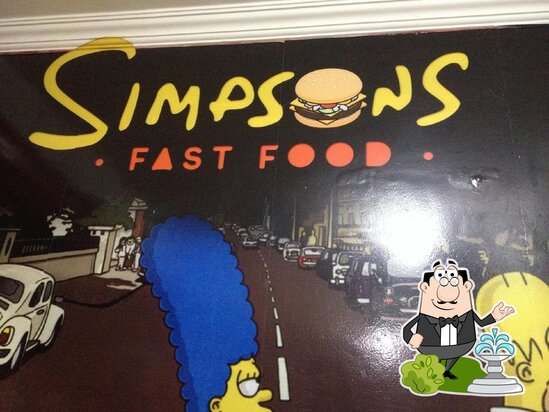 Menu em Simpsons Fast Food, Brasília, St. Hab. Vicente Pires