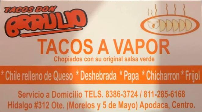Restaurante Tacos Don Braulio Apodaca Centro Los Originales Mtz ...