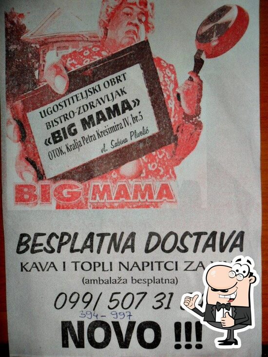Menu da Big Mama ristorante, Otok