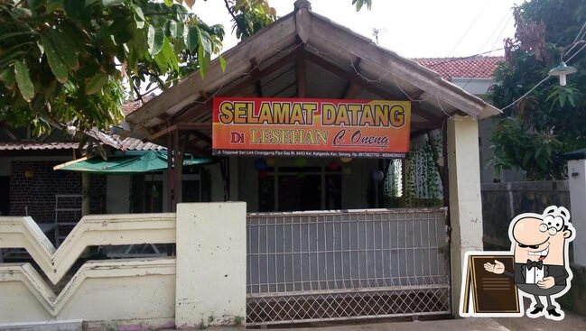 Menu at Lesehan C'Oneng restaurant, Serang