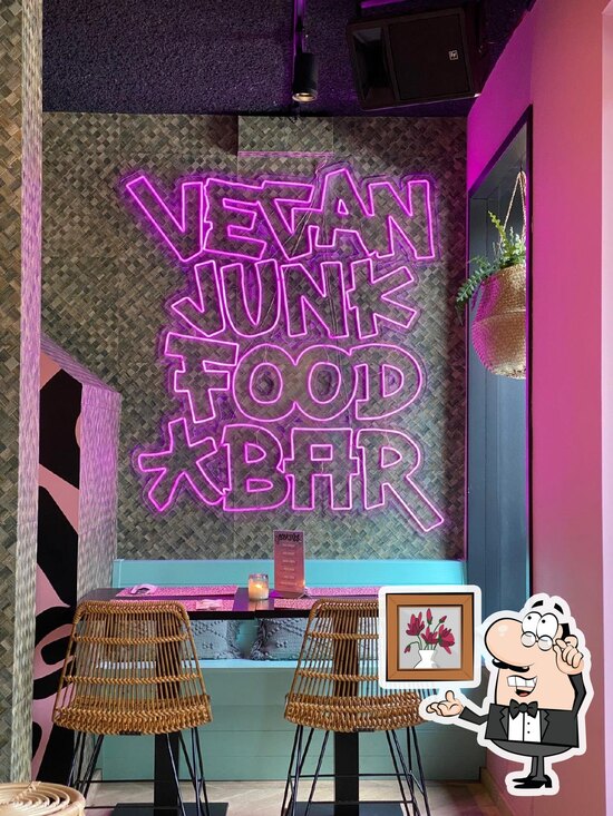 Menu au Vegan Junk Food Bar, Eindhoven
