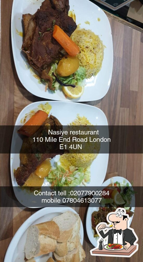 Menu at Damal restaurant, London