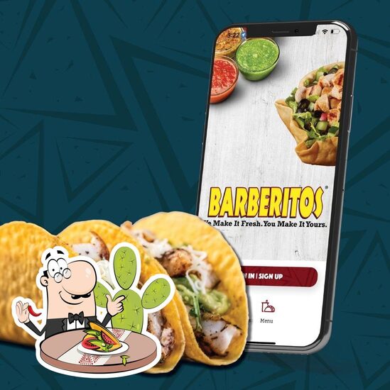 Menu at Barberitos, Boone