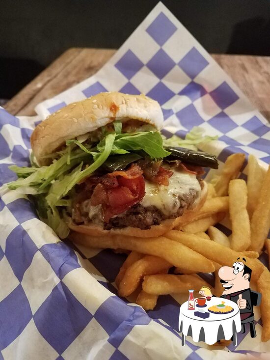 Menu at Boss Burger restaurant, Port Arthur