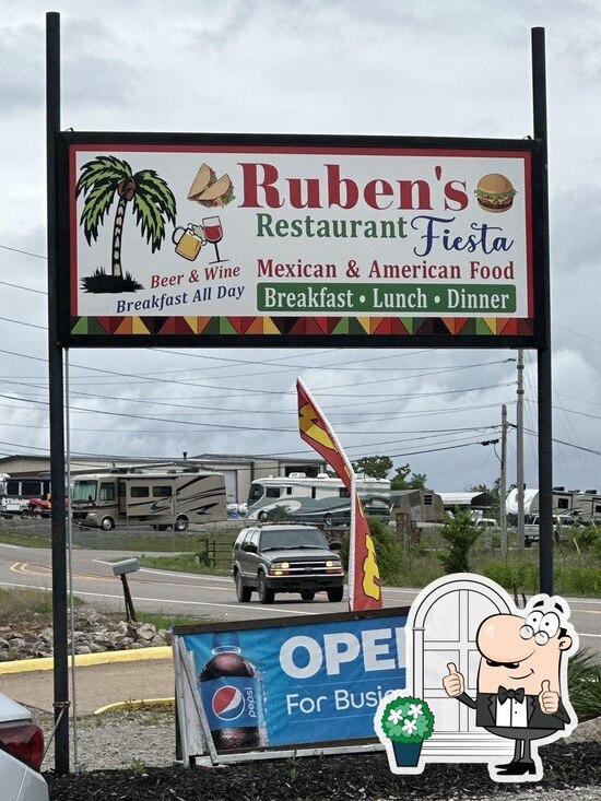 Menu at Rubens fiesta restaurant, Mountain Home