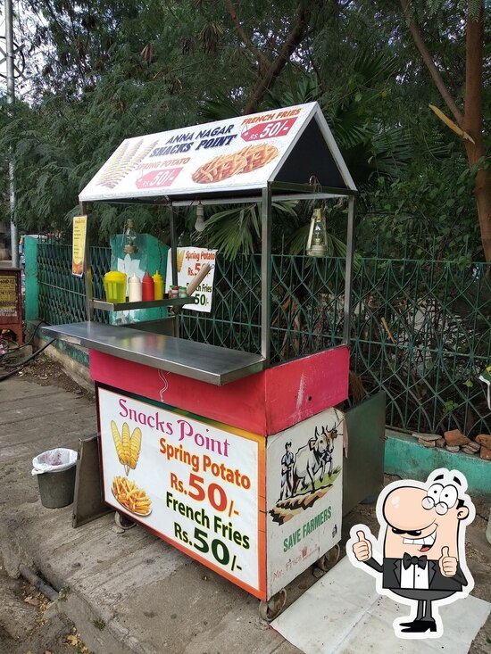 Menu at French fries shop, Chennai