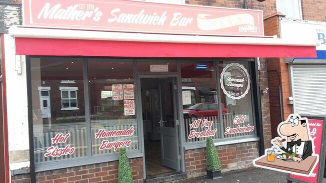 Menu at Mather's Sandwich Bar (Ashton), Wigan