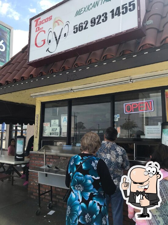 Menu at Tacos Don Goyo restaurant, Downey