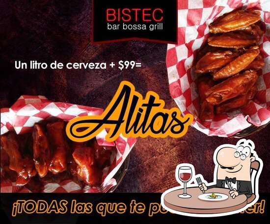 Menu at Bistec Bar Bossa Grill, Tlajomulco de Zúñiga