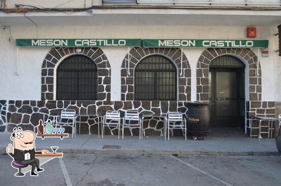 Menu at Mesón el Castillo restaurant, Guadalajara, C. del Papa Pío XII