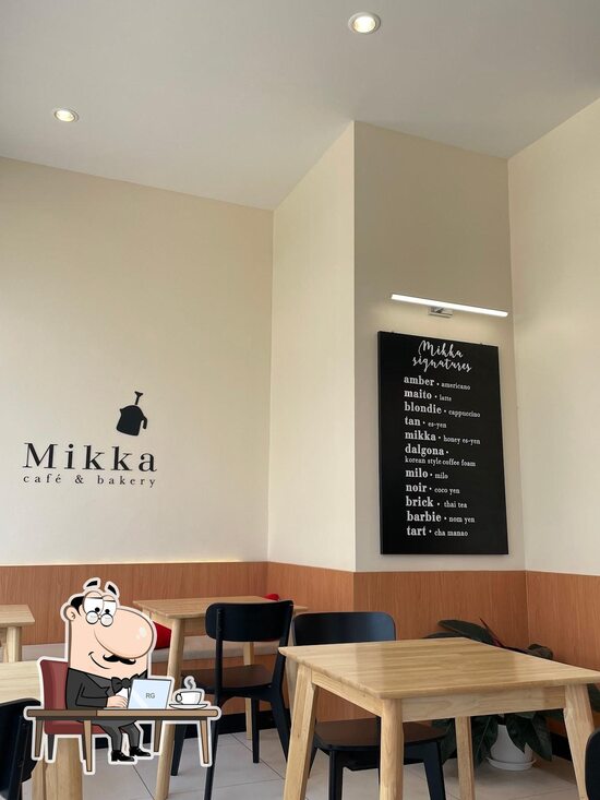 Menu at Mikka Pakchong Khaoyai, Pak Chong