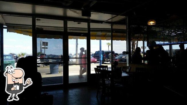 Menu at Spanky's Beachside restaurant, Tybee Island, Strand Ave