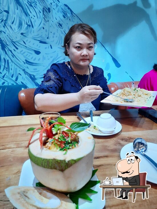 Menu at She Whale Café restaurant, Kham Riang