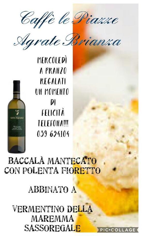 Menu at Caffe' Le Piazze pub & bar, Agrate Brianza, Via Lecco
