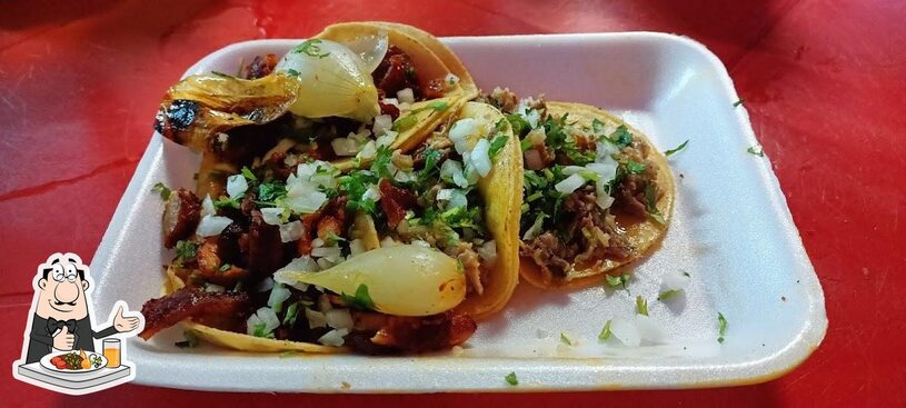Menu at Tacos Kirino restaurant, Colima