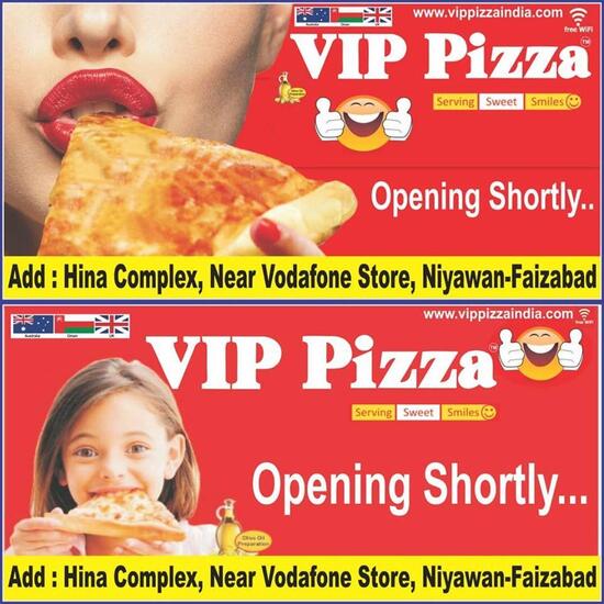 Menu at VIP Pizza, Faizabad