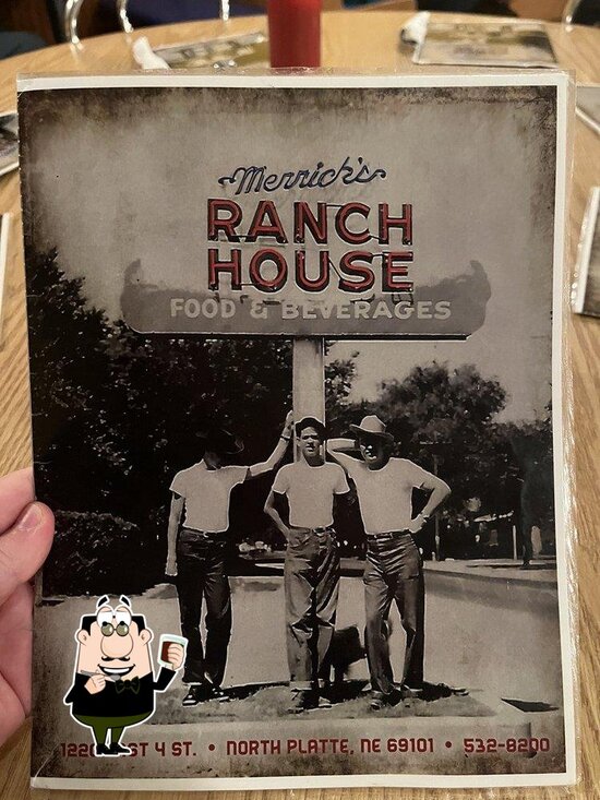 Menu at Merricks Ranch House restaurant, North Platte