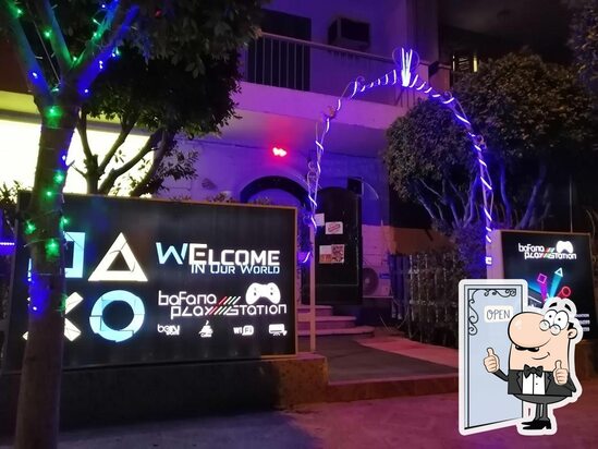 Menu au Bafana Playstation & Cafe, Égypte
