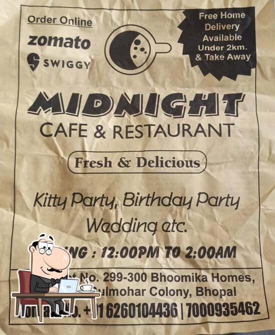 Midnight fast food and Restaurant, Bhopal - Restaurant menu, prices and ...