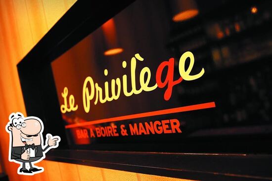 Speisekarte von Le Privilege, Luttich