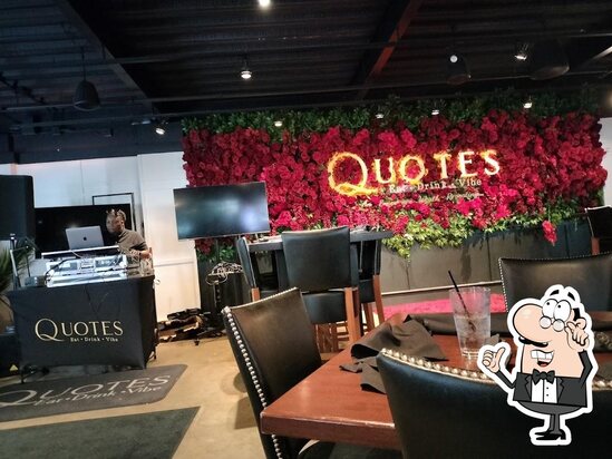 Quotes, Houston - Restaurant menu, prices and reviews