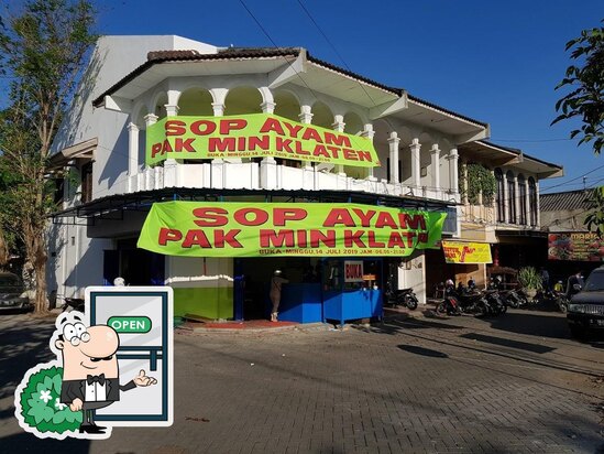 Menu at Sop Ayam Pak Min Klaten restaurant, Mojokerto