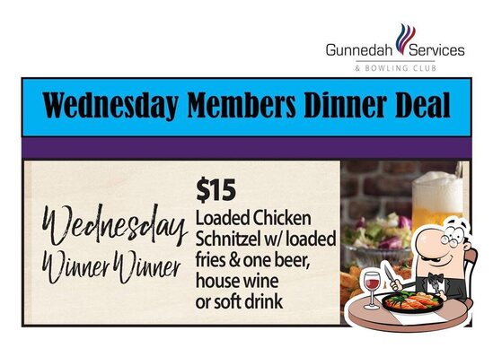 Menu at Two Rivers Brasserie restaurant, Gunnedah