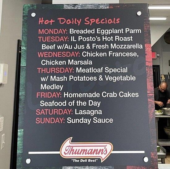 Menu at Il Posto Eatery restaurant, Clifton
