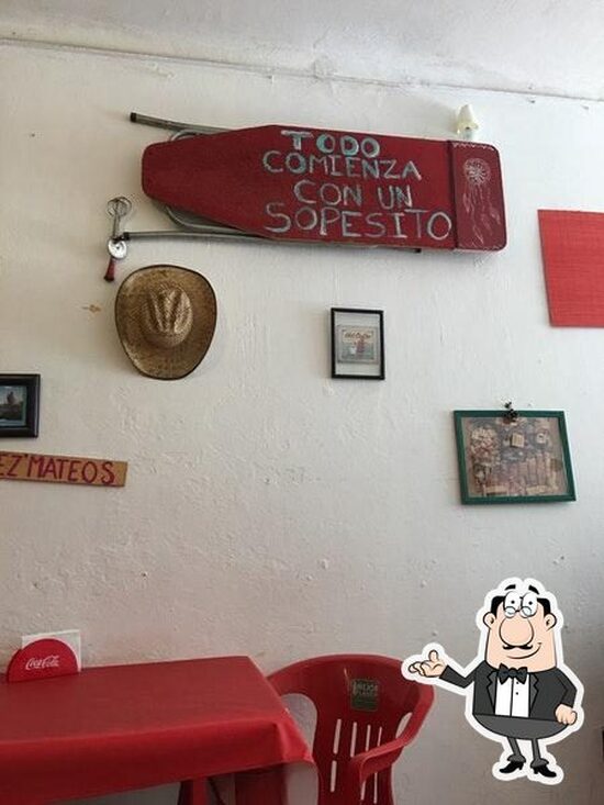 Menu at el sopesito restaurant, Tuxtla Gutiérrez