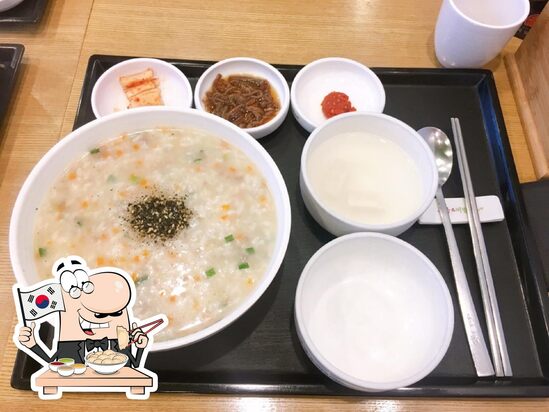 Carta de Bonjuk Bibimbap Cafe Gangnam, Seul, Seocho-daero 78-gil