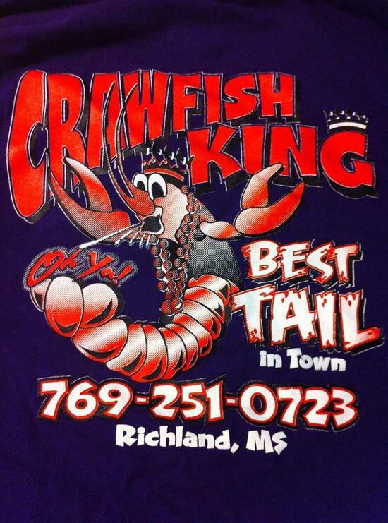 Carta del restaurante The Crawfish King, Richland, U.S. 49 Frontage Rd # E