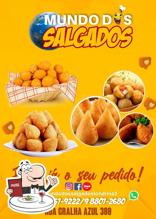 Menu em Mundo dos Salgados - Londrina restaurante, Londrina