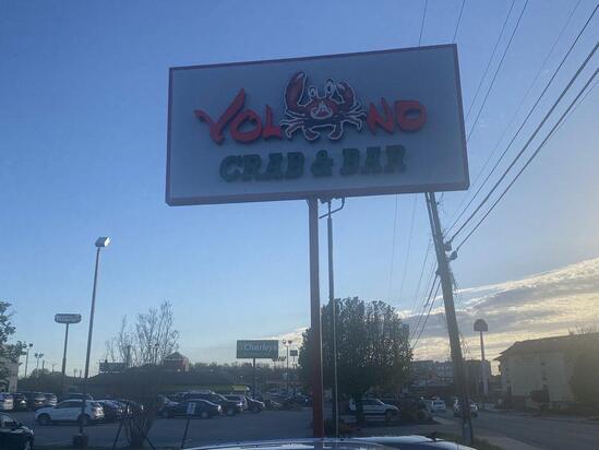 Menu at Volcano Crab & Bar, Chattanooga