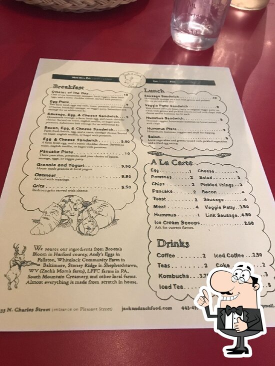 Jack and Zach Food, Baltimore - Restaurant menu, prices and reviews